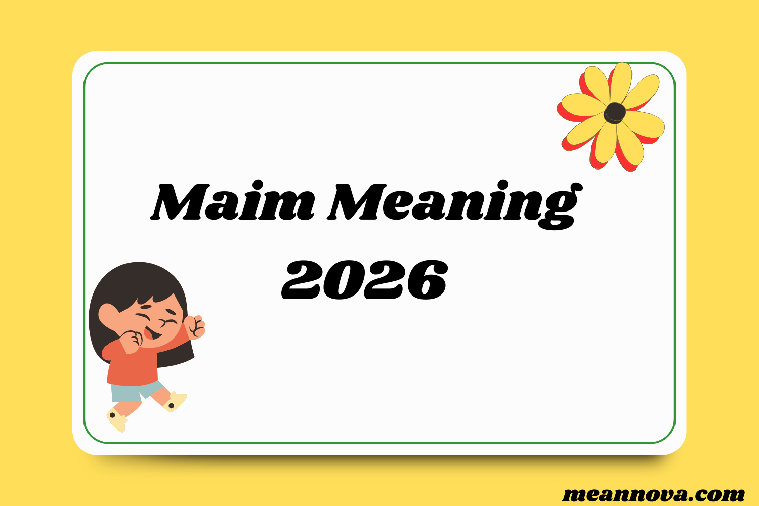 Maim Meaning A Deep Clear and Modern 2026
