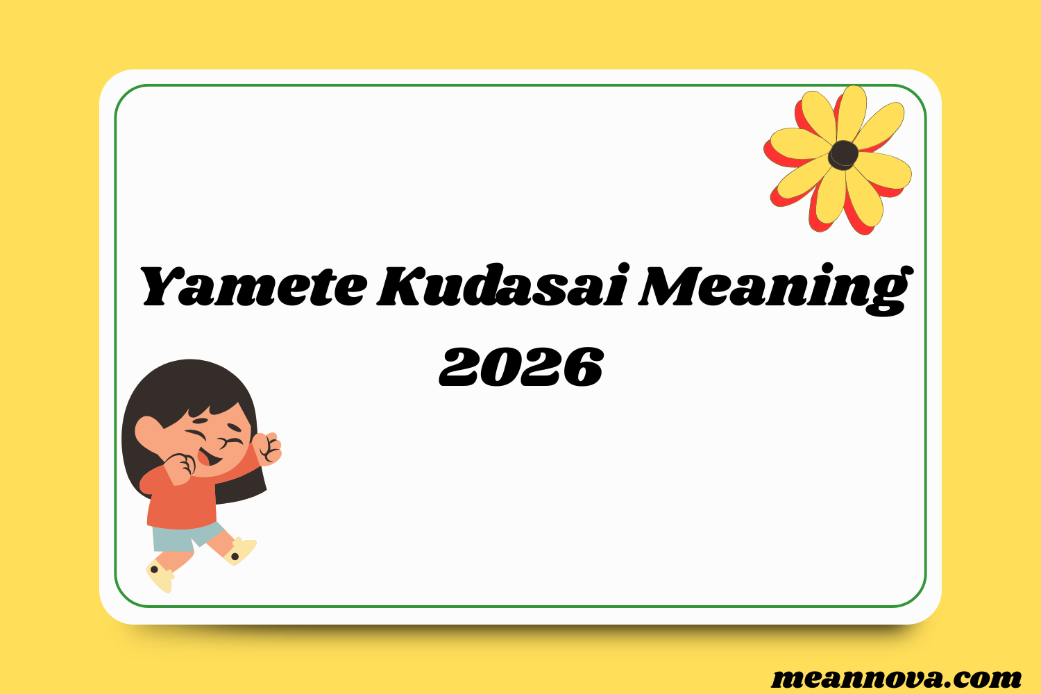 Yamete Kudasai Meaning The Real Translation Cultural 2026